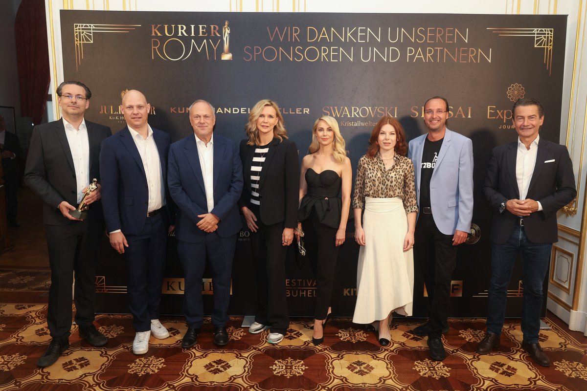 KURIER ROMY Presentation in Vienna with Many Nominees